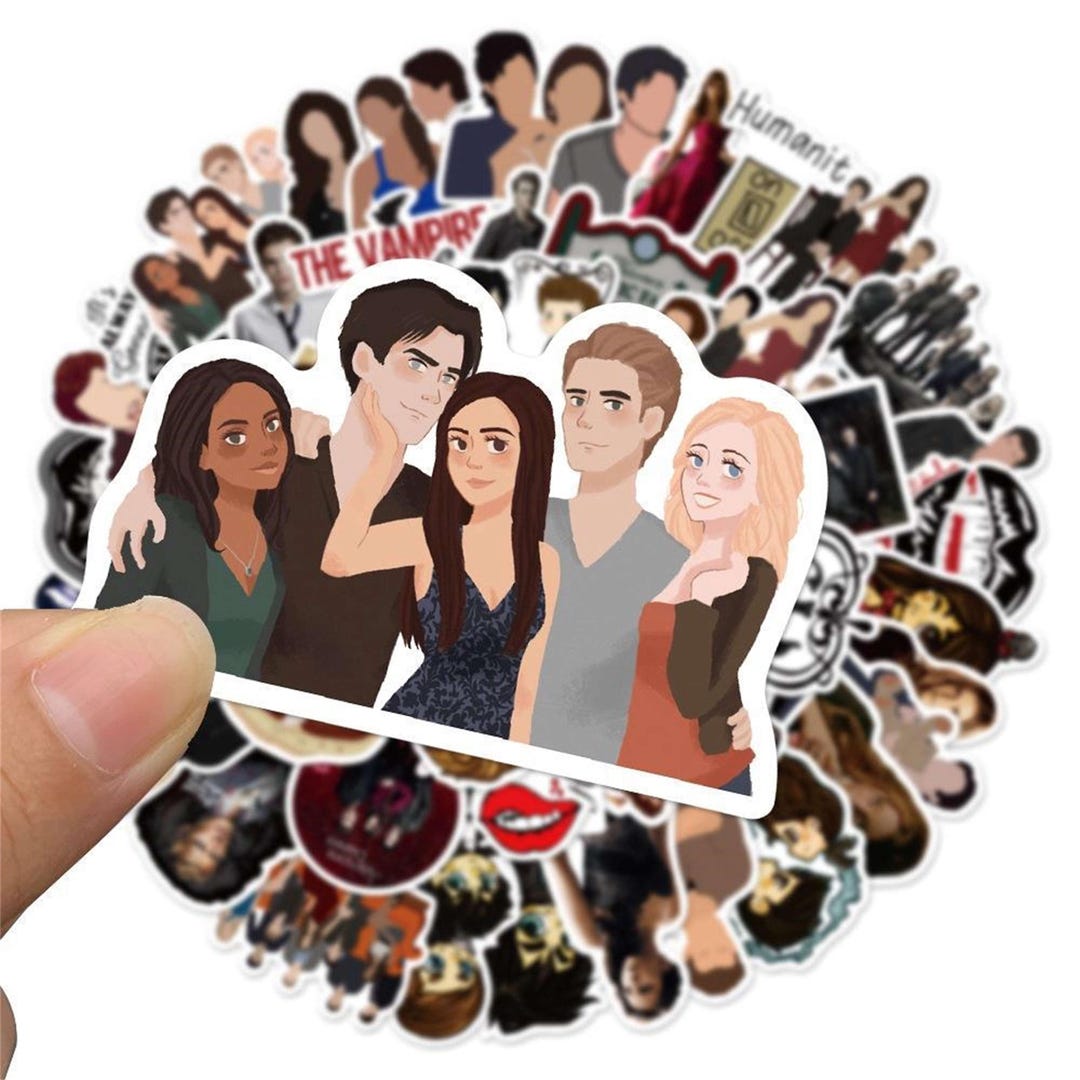 100pcs the Vampire Diaries Stickers,decorative Stickers,waterproof ...