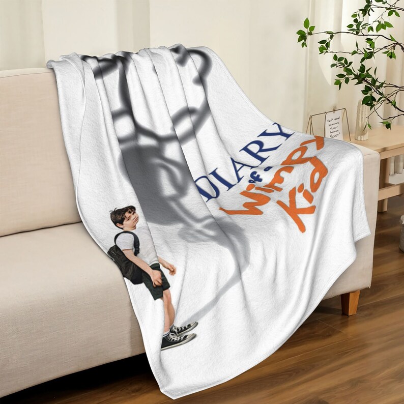 Custom Name Diary of A Wimpy Kid Blanket Soft Gift Blanket - Etsy
