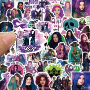 100pcs Movie Descendants Stickers,decorative Stickers,waterproof Laptop ...