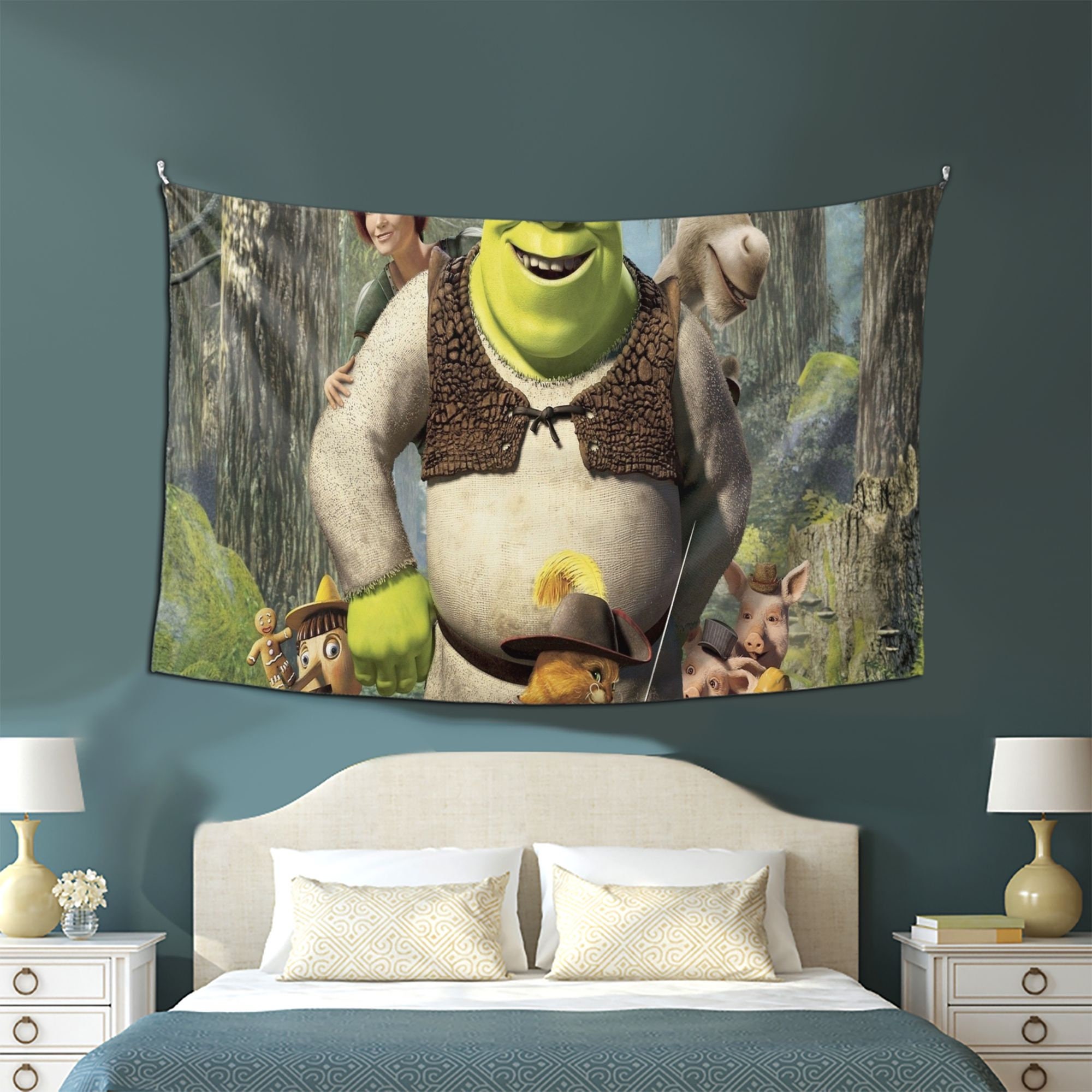 Shrek Tapestries Custom Backdrop Personalize Wedding Tapestry Custom ...