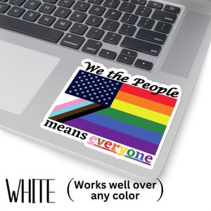 Trans Rights Sticker, LGBTQ Bumper Sticker, Bi Pride, Gay Ally, Social ...