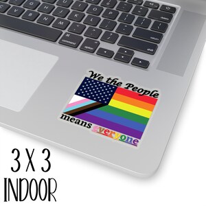 Trans Rights Sticker, LGBTQ Bumper Sticker, Bi Pride, Gay Ally, Social ...