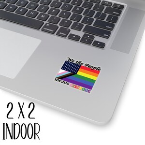 Trans Rights Sticker, LGBTQ Bumper Sticker, Bi Pride, Gay Ally, Social ...