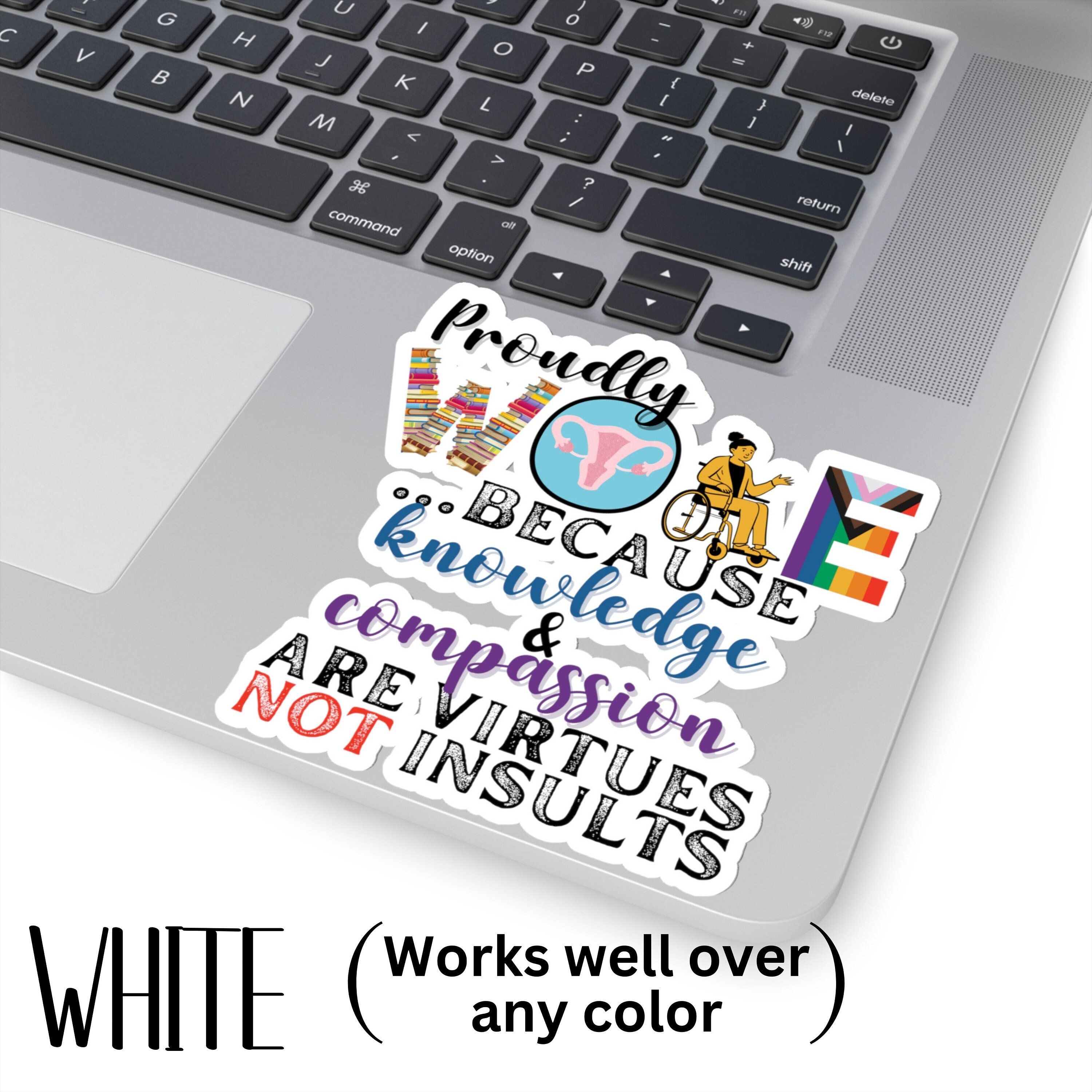 Woke Sticker Trans Rights Bumper Sticker LGBTQ Ally Read - Etsy