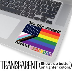 Trans Rights Sticker, LGBTQ Bumper Sticker, Bi Pride, Gay Ally, Social ...