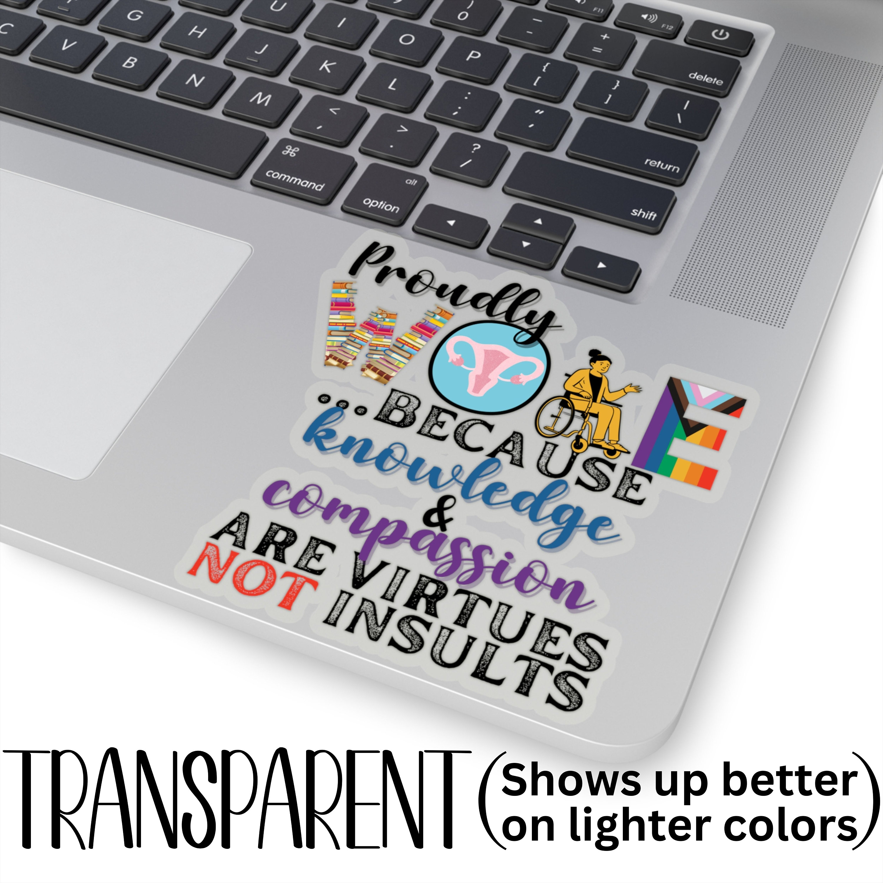 Woke Sticker Trans Rights Bumper Sticker LGBTQ Ally Read - Etsy