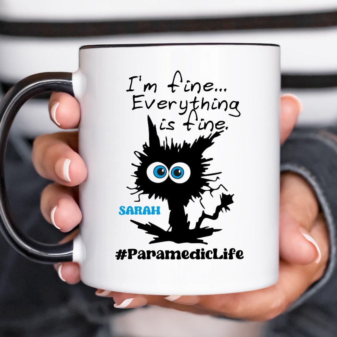 Personalized Paramedic Gift, Custom Paramedic Coffee Mug, Customized ...