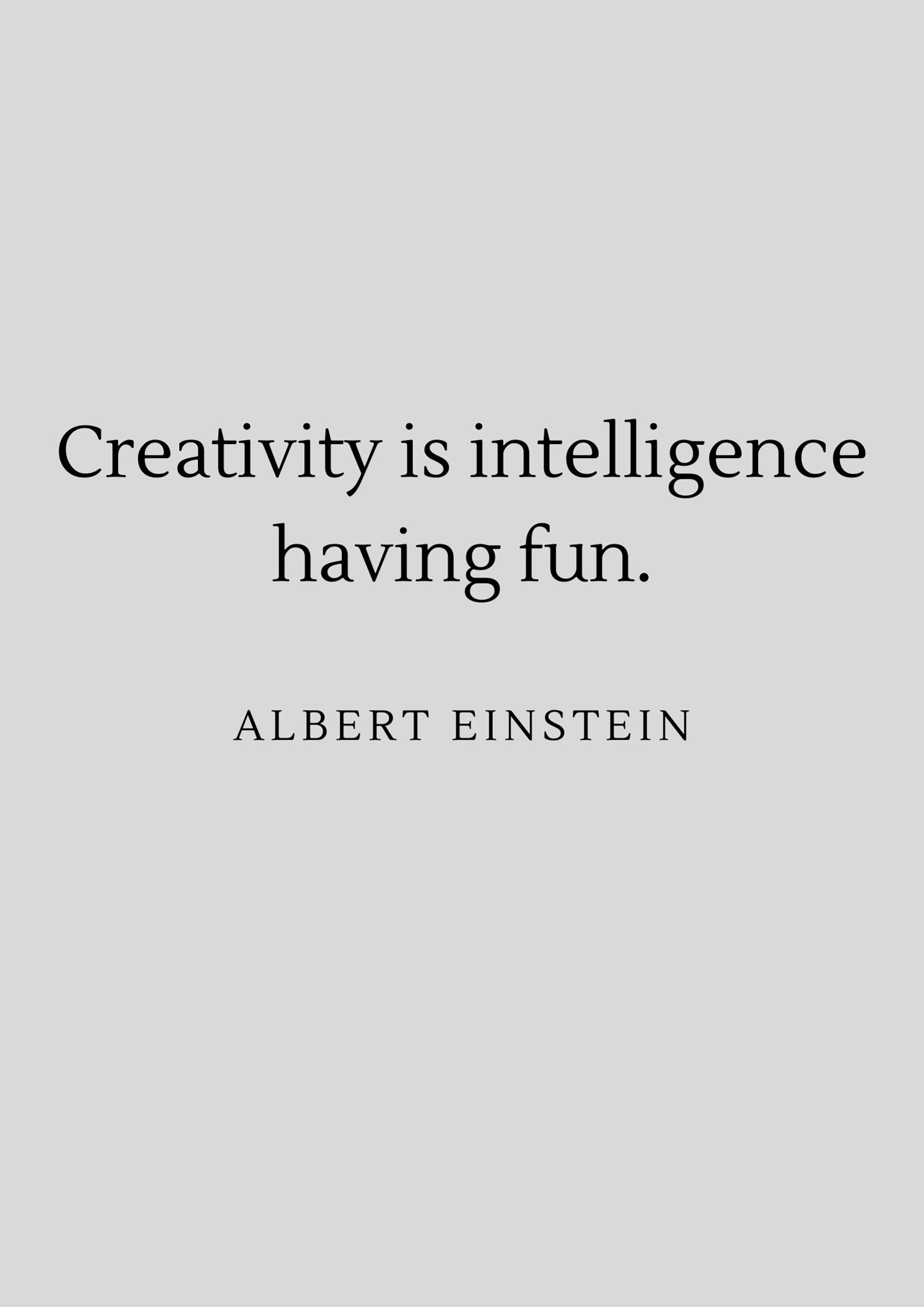 Albert Einstein Quote Poster - Etsy