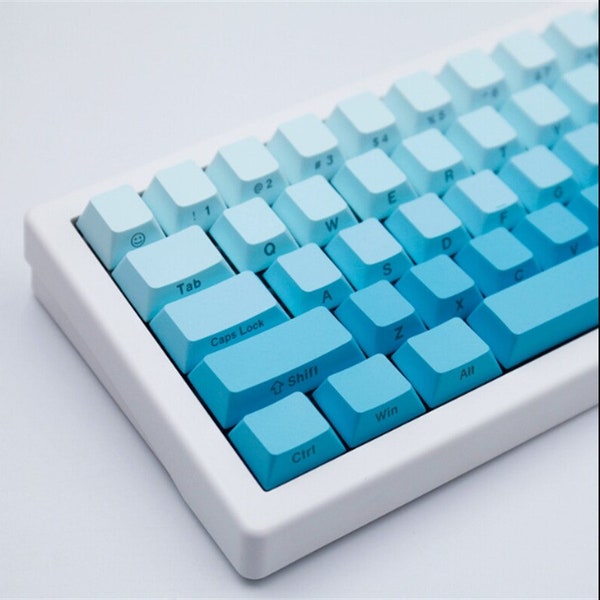 Gradient Cyan Keycap - Etsy
