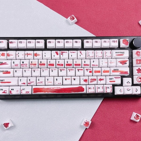 Red blood keycap set - Etsy.de