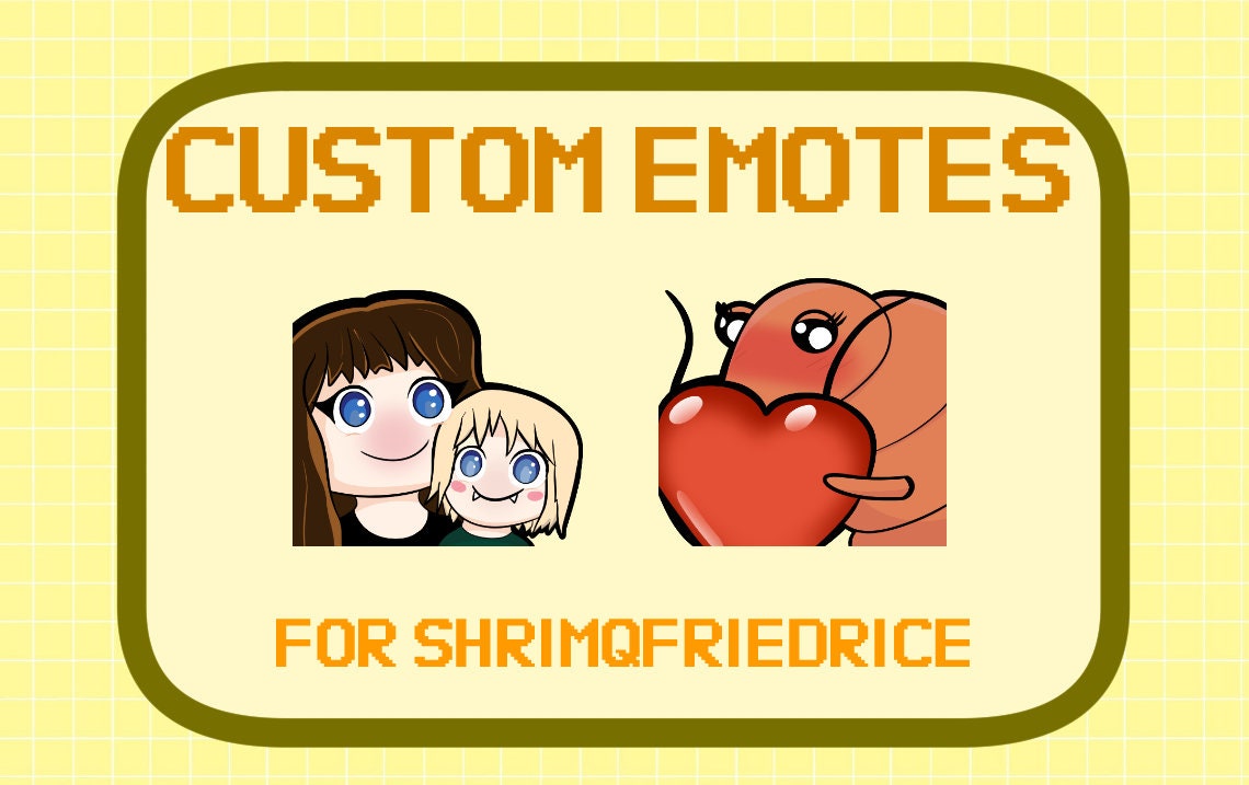 Custom Twitch/discord Emote Commissions - Etsy
