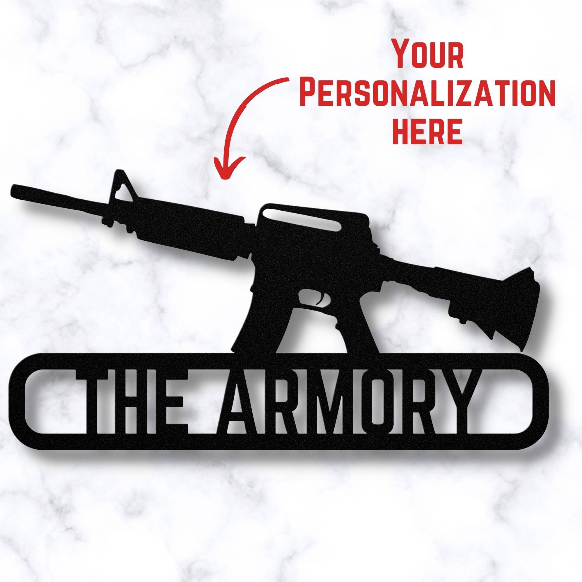 Personalized Gun Signs Gun Room Sign Gun Lovers Gift gun - Etsy