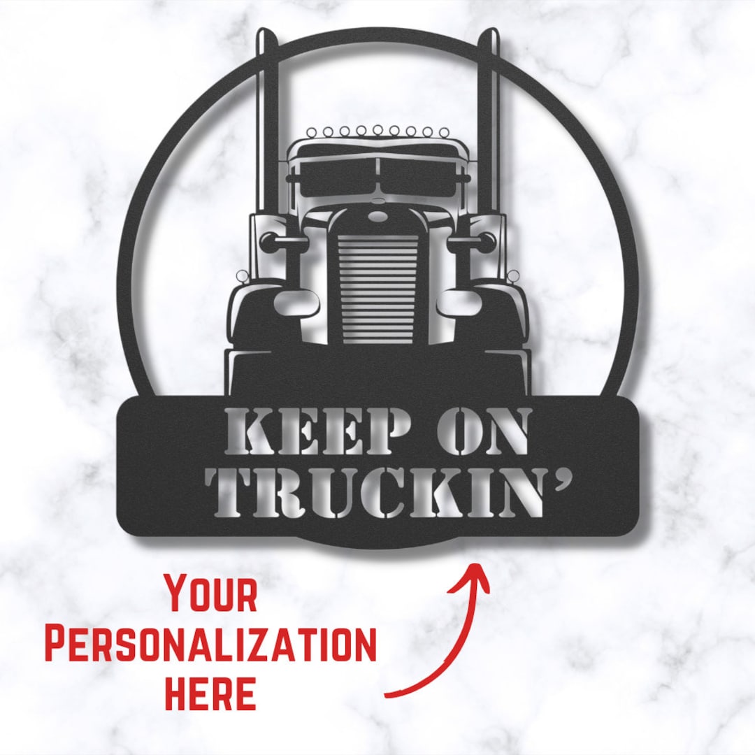 Custom Garage Sign Custom Trucking Sign Personalized Sign Trucking ...