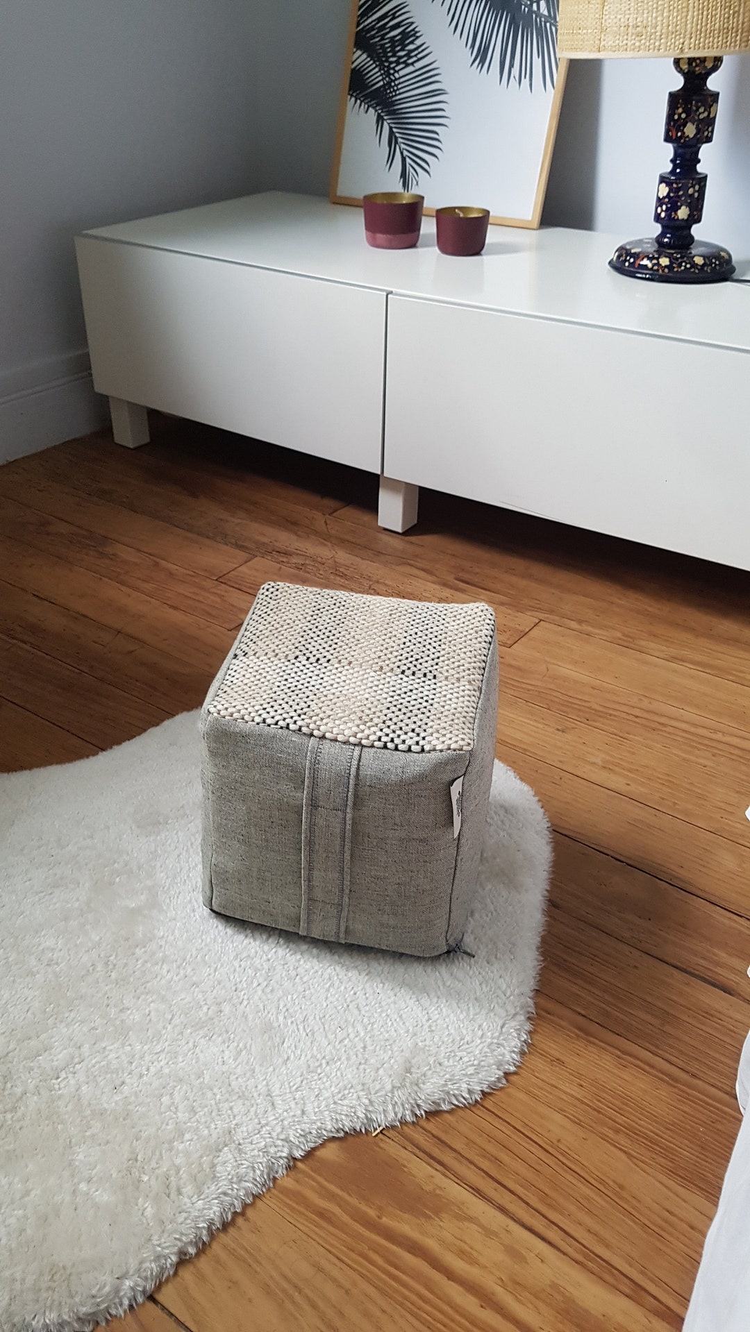 Mini Pouf, Hand-woven. A Child-sized Seat but Also a Fun Gift to ...