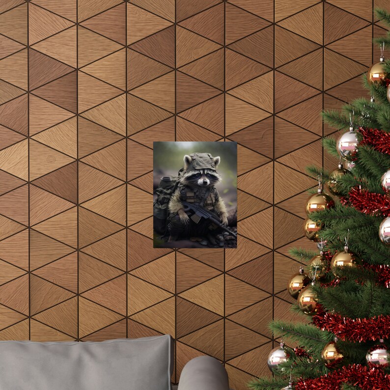 Tactical Raccoon in Vietnam Premium Matte Vertical Posters - Etsy