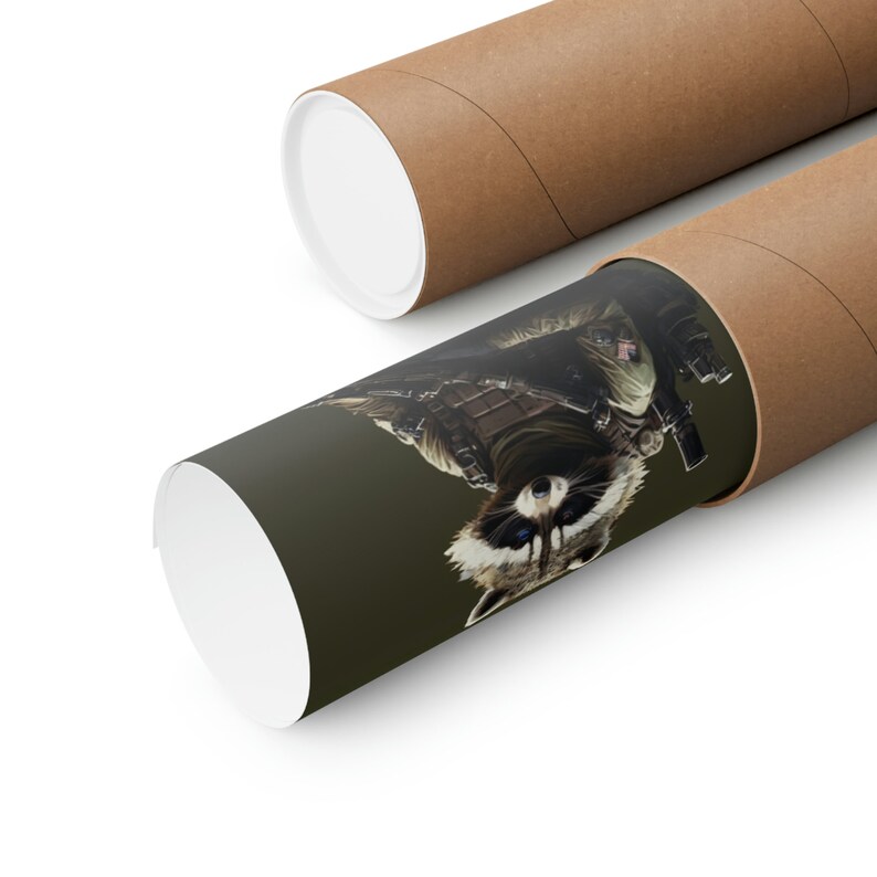 Tactical Raccoon Premium Matte Vertical Posters - Etsy