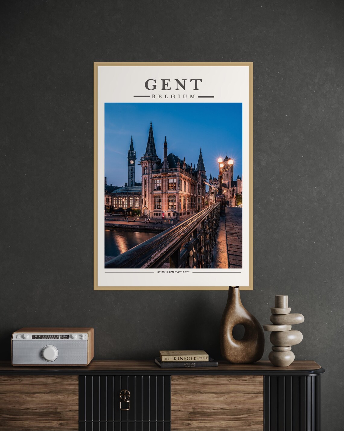 Gent Poster, Belgium Print, City, Print, Belgium Poster, Photography ...