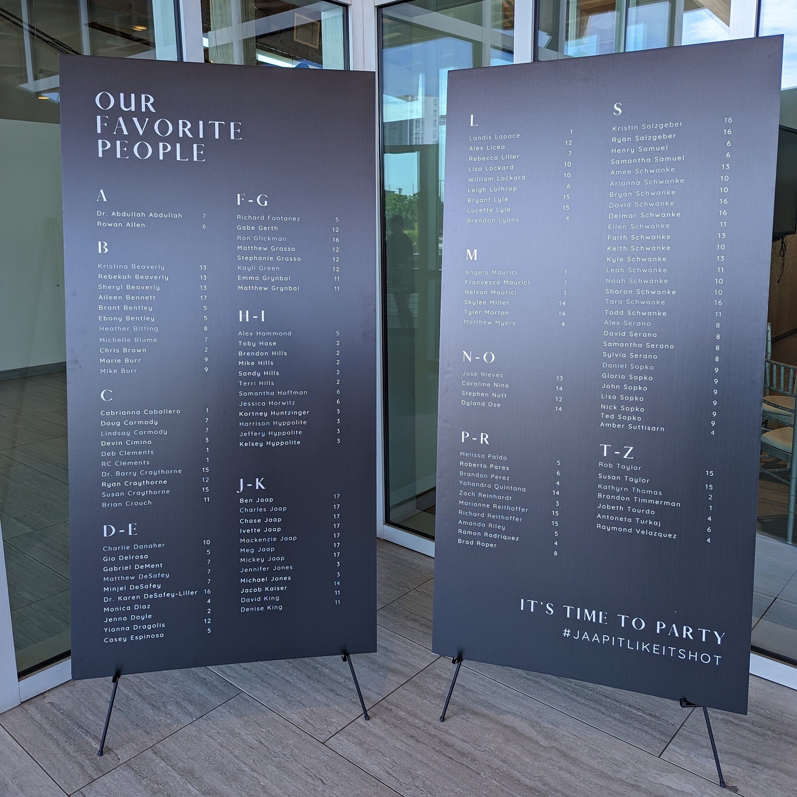 Custom Seating Chart - DESIGN & PRINT - Etsy