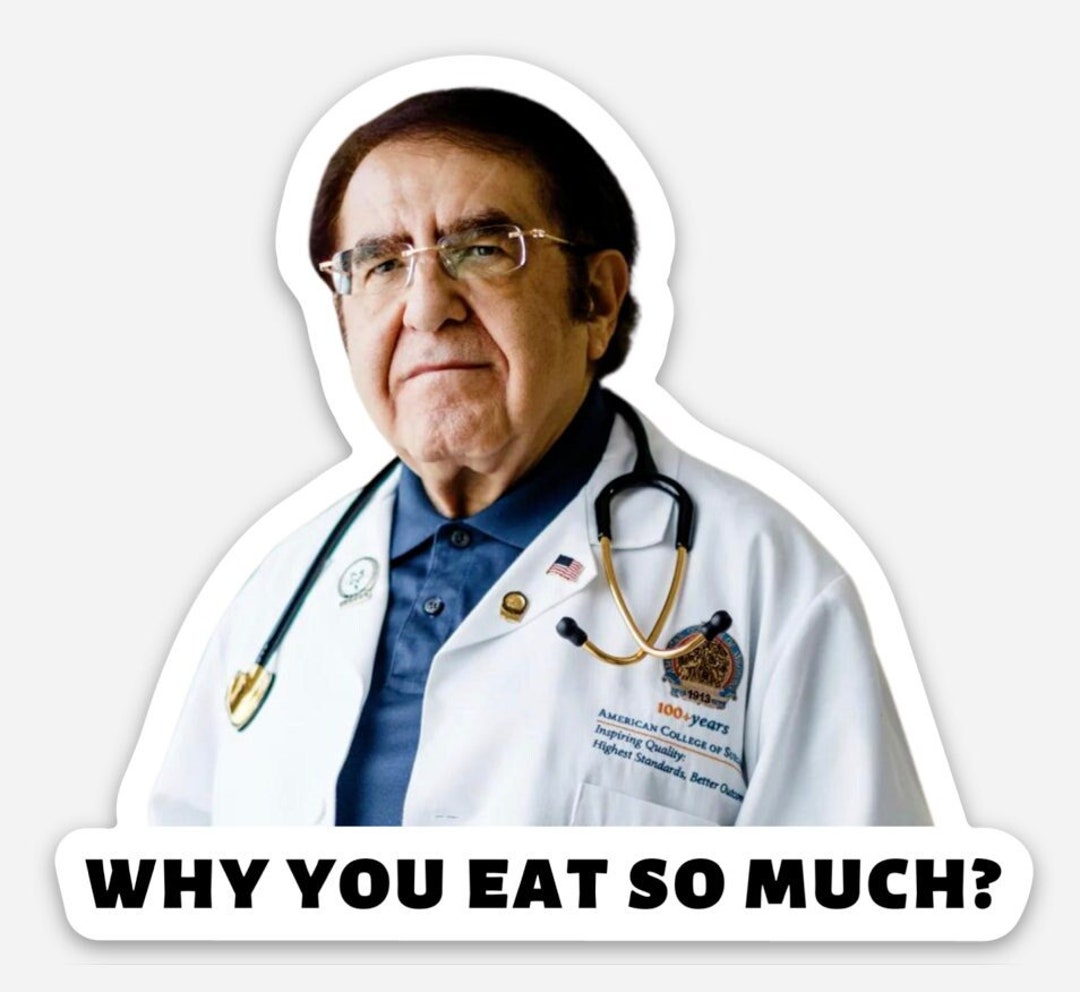 Dr. Now 600lb Life Funny Fridge Magnet Why You Eat so Much - Etsy