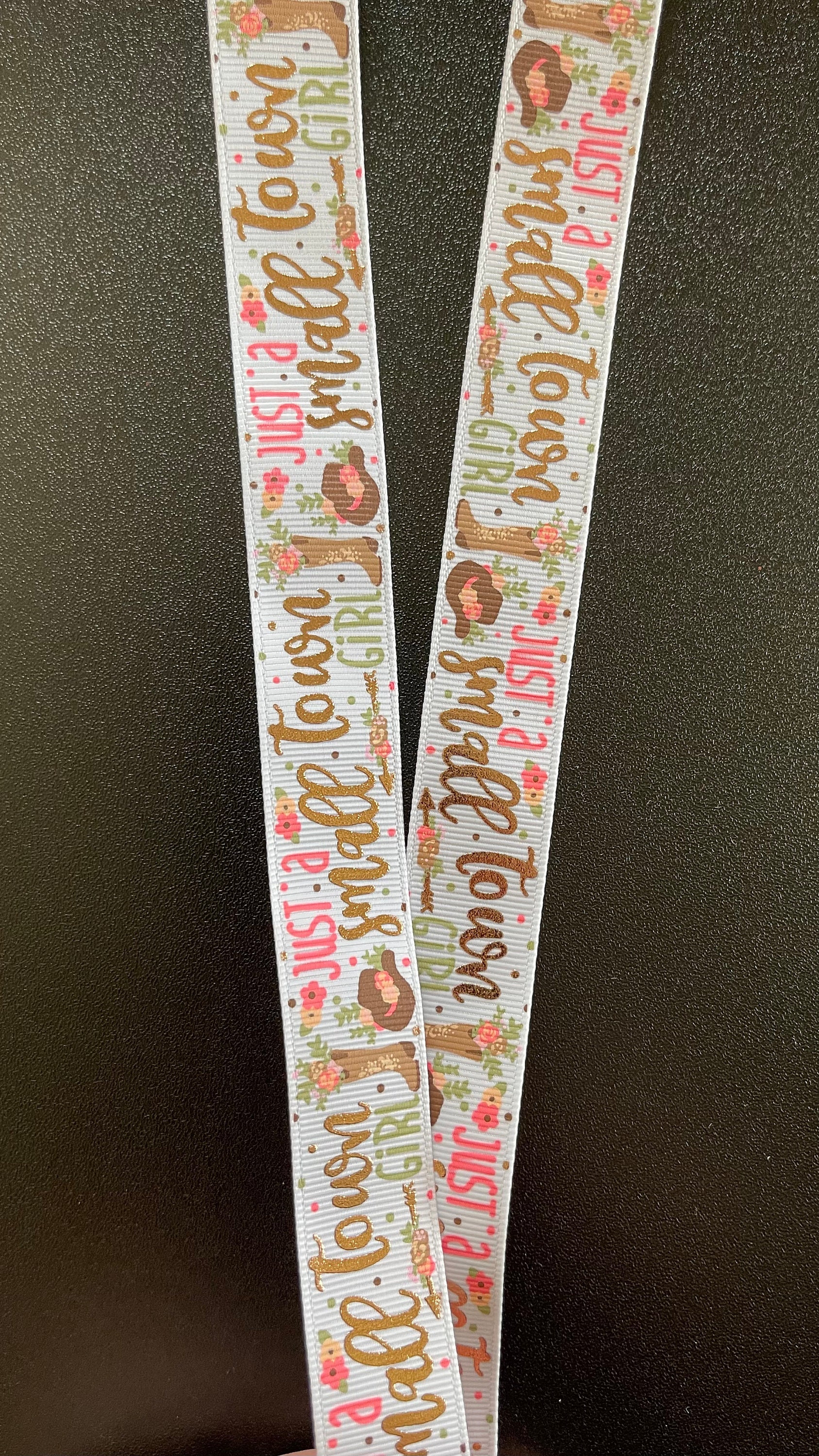 Small Town Girl Lanyard Cowboy Cowgirl Ranch Boots Hat - Etsy