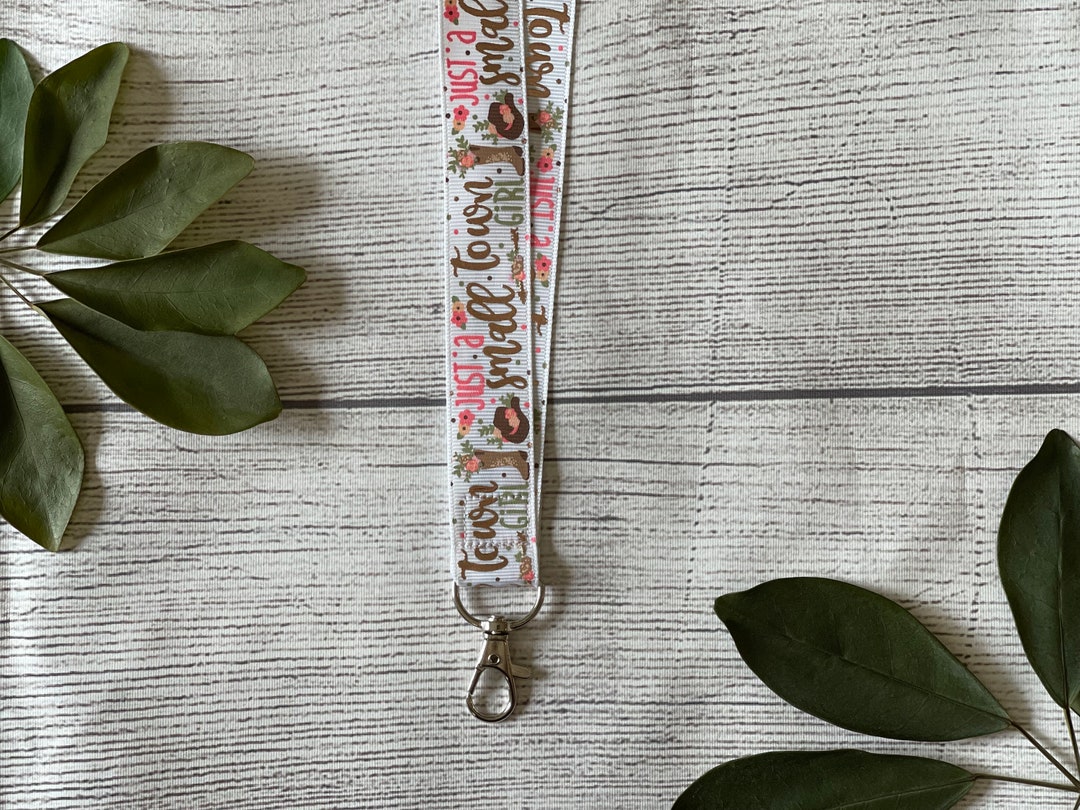 Small Town Girl Lanyard, Cowboy, Cowgirl, Ranch, Boots, Hat, Badge ...