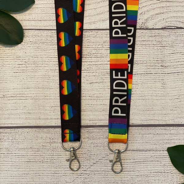 Pride Lanyard With Badge Holder - Etsy