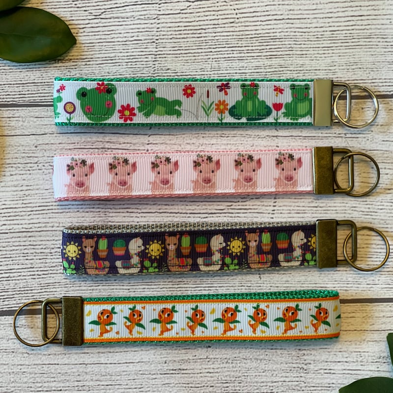 Cute Wristlet for Keys - Etsy