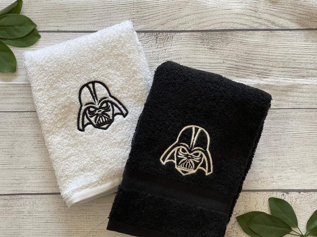 Sith Lord Embroidered Towel, Dark Side, Galactic Empire, Force, Face ...