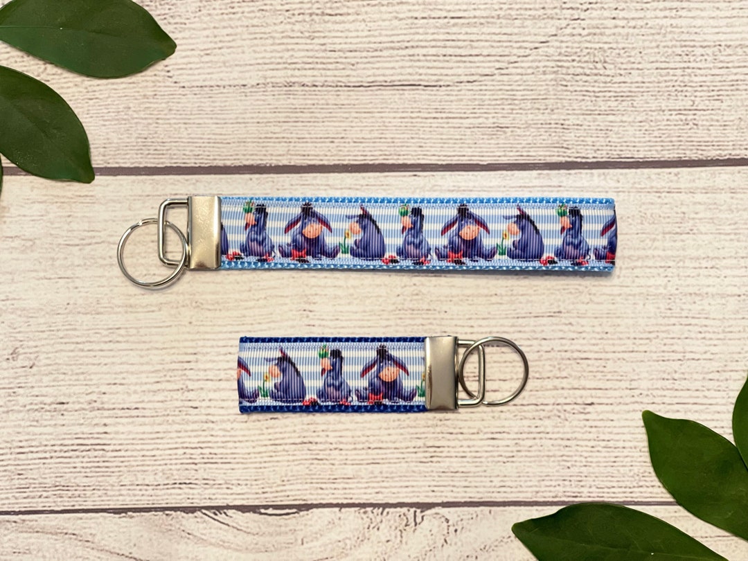 Cute Gloom Donkey Key Wristlet, Key Fob, Keychain, Mini Keychain ...