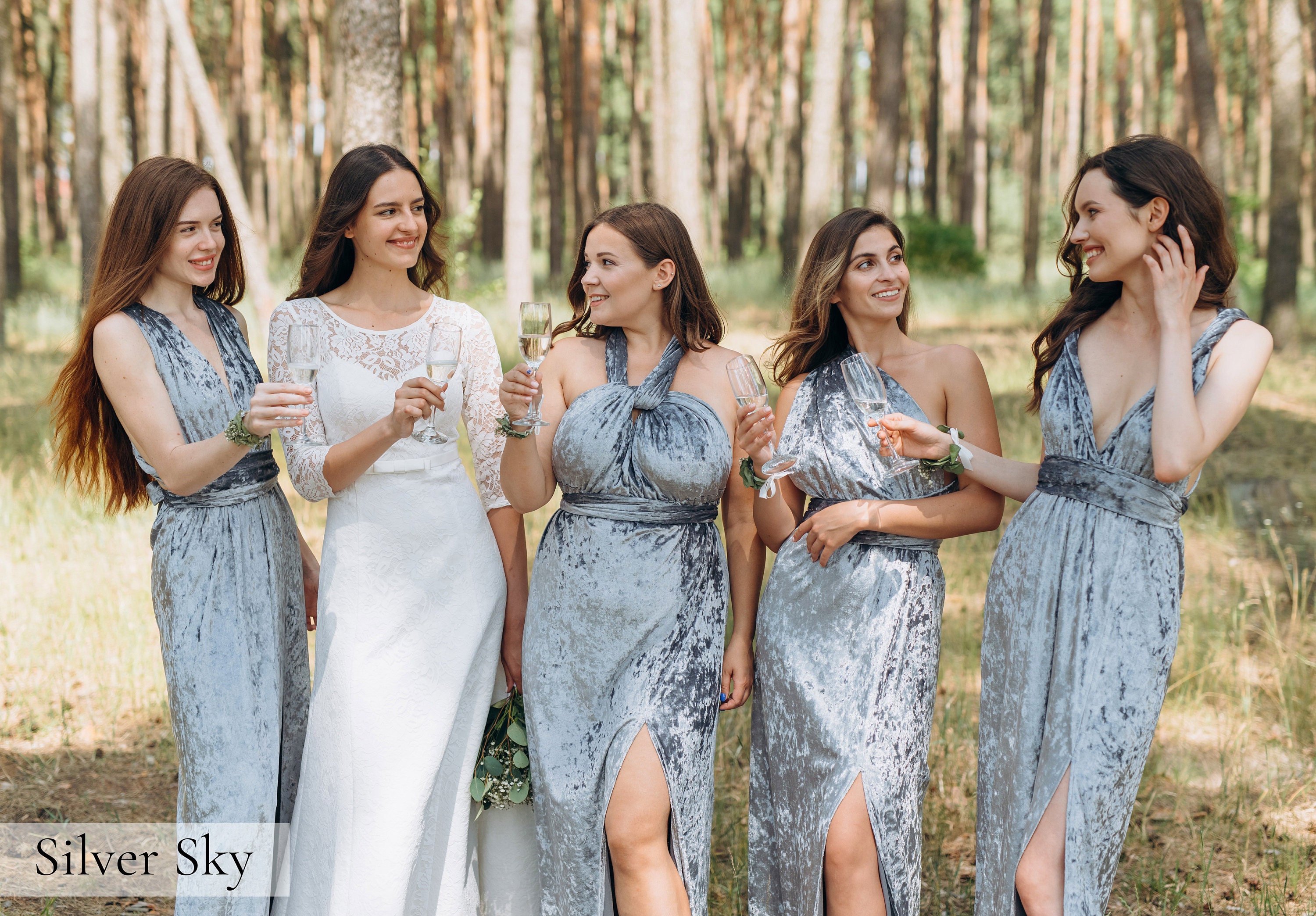 Marble Velvet Dress, Crushed Velvet Infinity Dress, Maxi Dress, Green ...
