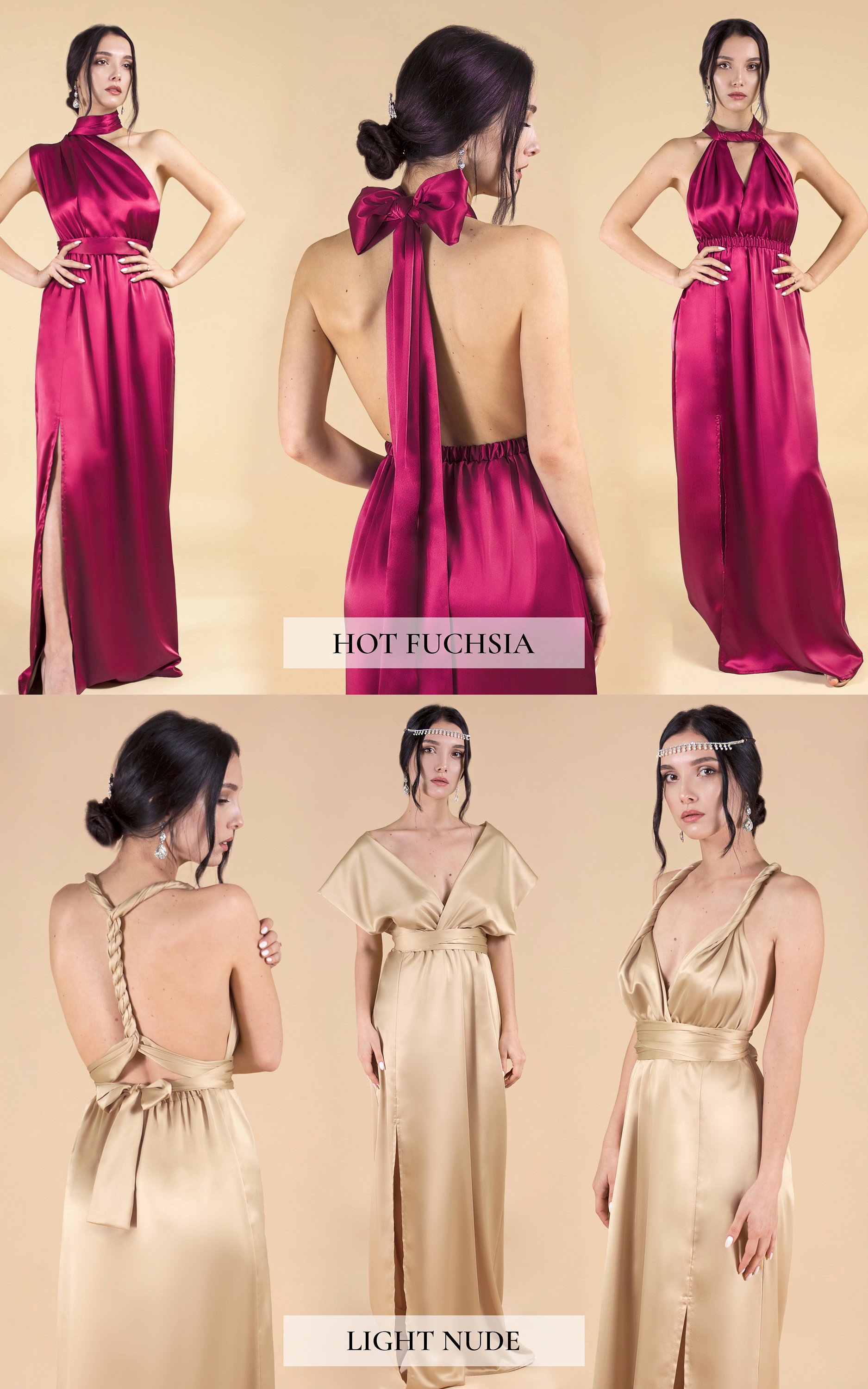 Bridesmaid Dress, Bridesmaid Dresses, Satin Bridesmaid Dress, Silk ...