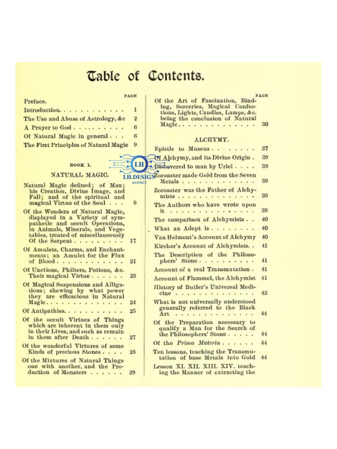 The Book of the Magi (1801) | Complete System of Occult Philosophy ...