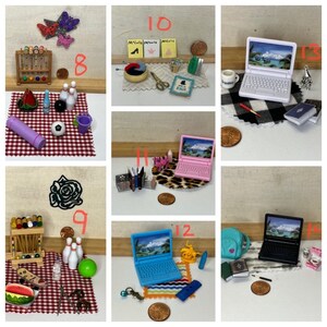 DOLLHOUSE ACCESSORIES SETS 1:12 Scale - Etsy