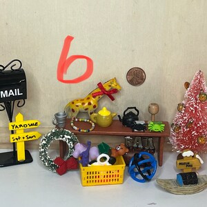 DOLLHOUSE ACCESSORIES SETS 1:12 Scale - Etsy