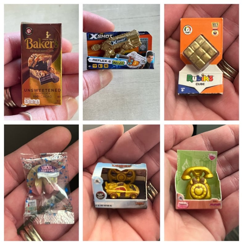 GOLD Mini Brands Disney FOOD and TOYS - Etsy