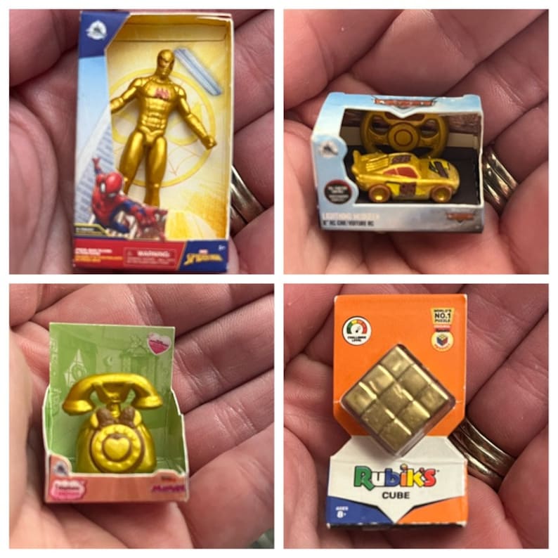 GOLD Mini Brands Disney FOOD and TOYS - Etsy