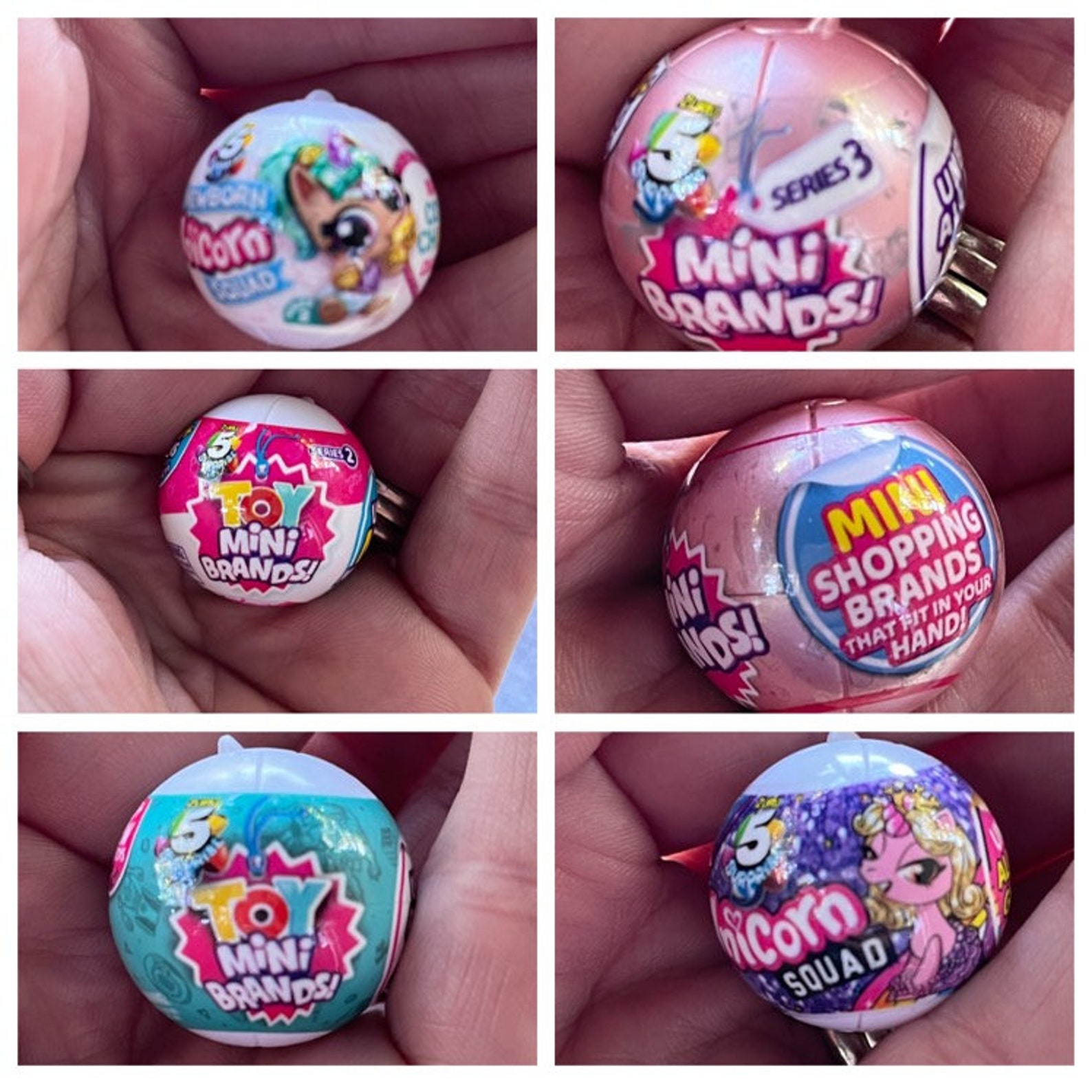 Mini Brand Mini Balls Rainbowcorns Rose Gold Items Gold - Etsy