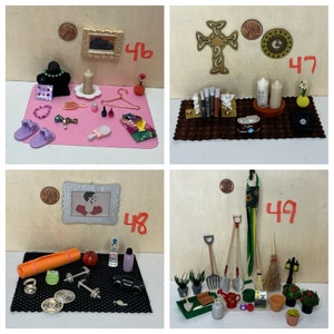 DOLLHOUSE ACCESSORIES SETS 1:12 Scale - Etsy
