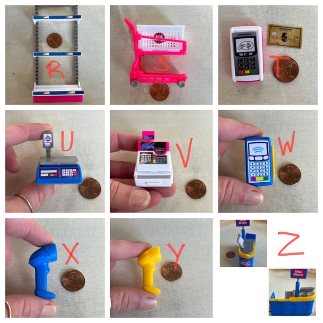 Mini Brands Carts or Shelves and Money - Etsy