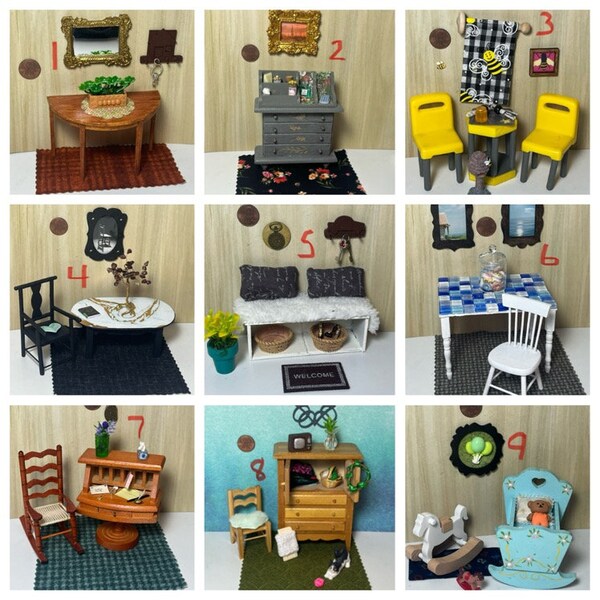 1 12 Scale Dollhouse Furniture - Etsy