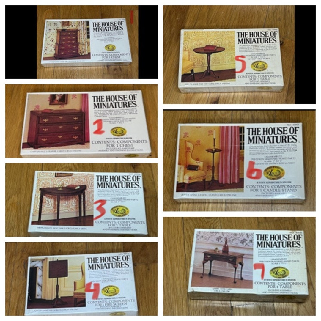 The House of Miniatures Kits and Others Misc. - Etsy
