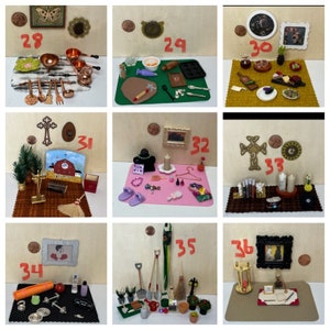 DOLLHOUSE ACCESSORIES SETS 1:12 Scale - Etsy