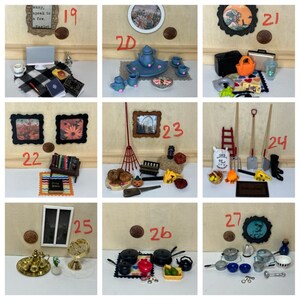 DOLLHOUSE ACCESSORIES SETS 1:12 Scale - Etsy