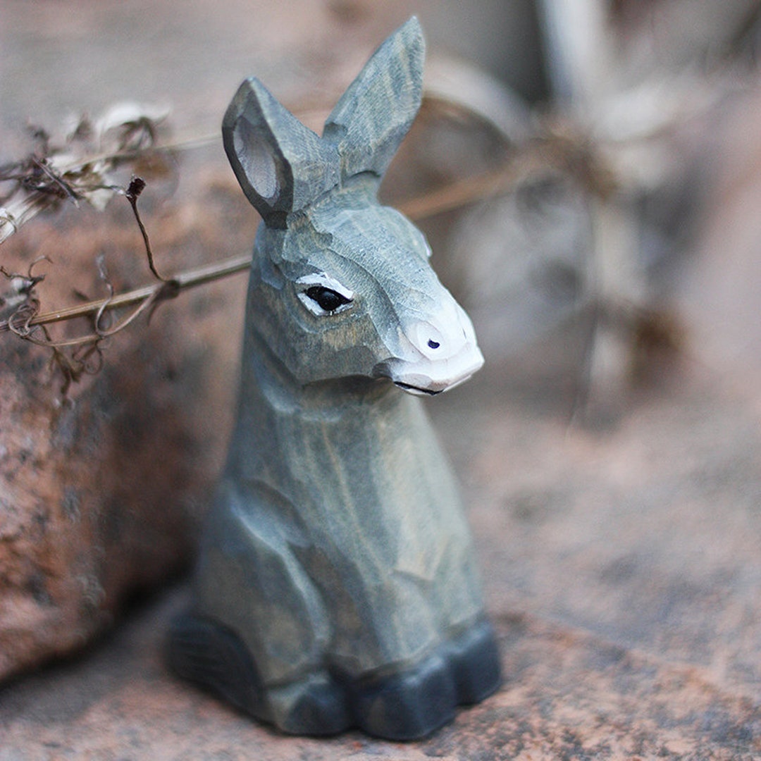 Donkey Statue Hand Carved Donkey Sculpture Donkey Statue Donkey Art ...