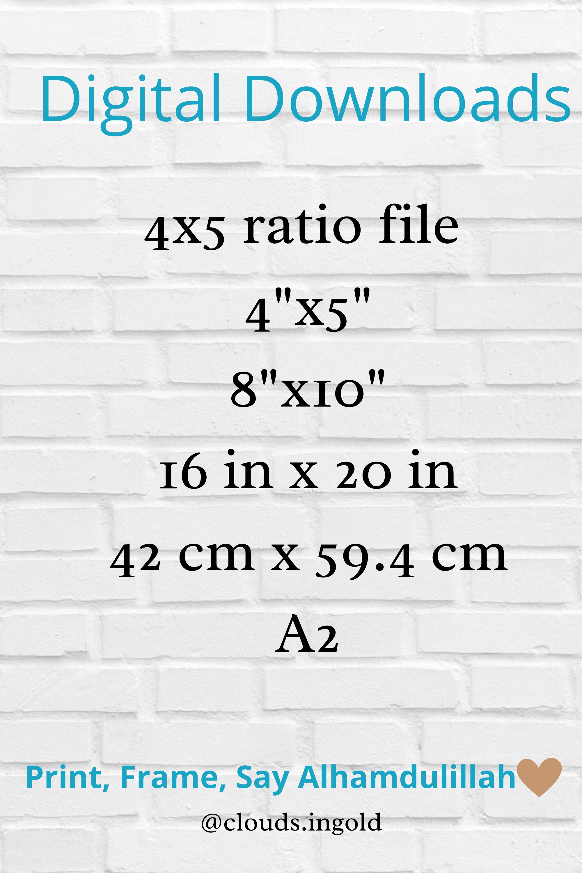 Arabic Wall Art, Islamic Printable Wall Art, Arabic Calligraphy, Allah ...