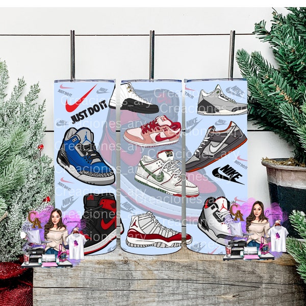 Nike Sneaker Tumbler Wrap - Etsy
