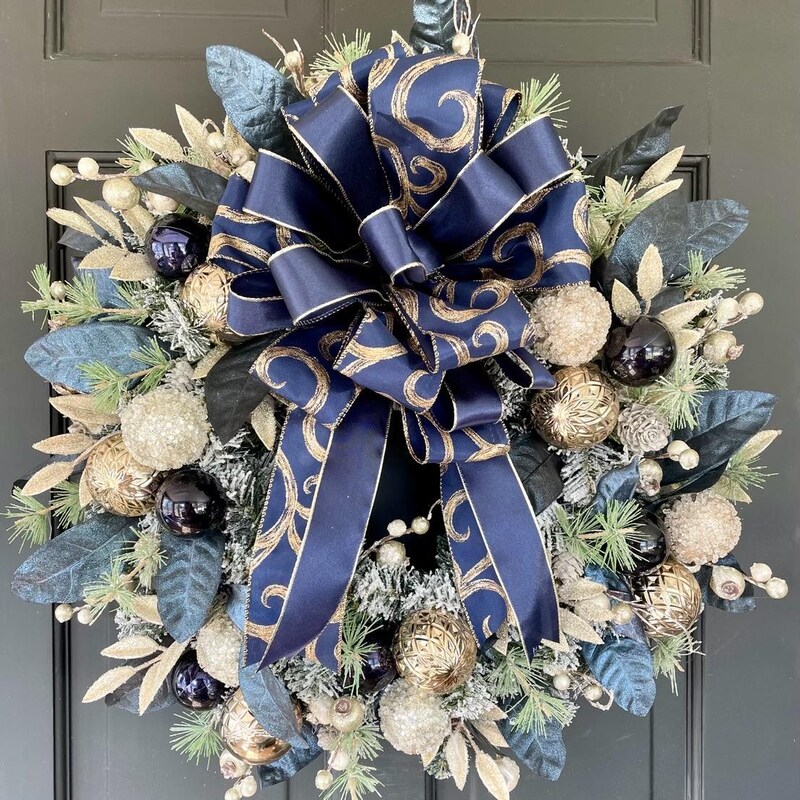Navy Christmas Decor - Etsy