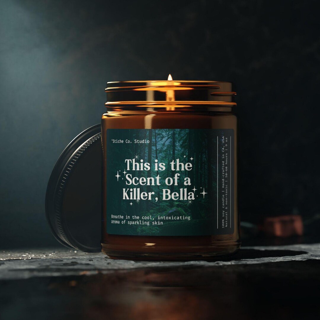 Twilight Soy Candle, the Scent of a Killer Bella Edward Cullen Candle ...