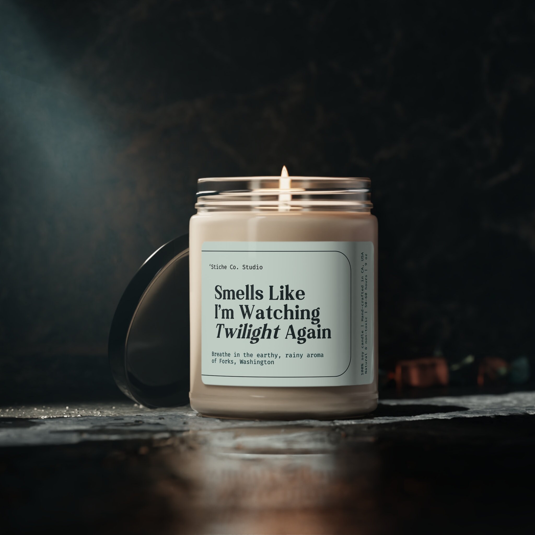 Twilight Soy Candle, Edward Cullen Candle, Bella Swan, Twilight Merch ...