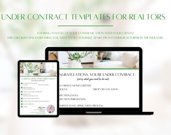 Under Contract Checklist for Real Estate Agents - Etsy